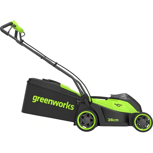 Greenworks GD40LM361 аккумуляторная газонокосилка (1 x 4 Ач, ЗУ ...